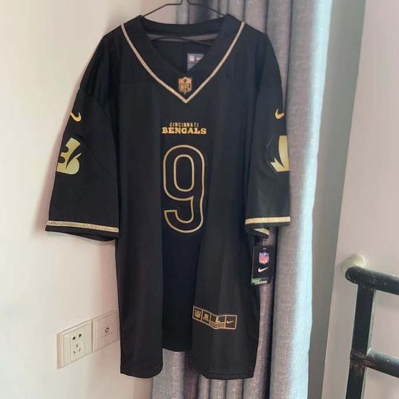 NFL | Shirts | Cincinnati Bengals Joe Burrow Nike 9 Black Jersey | Poshmark